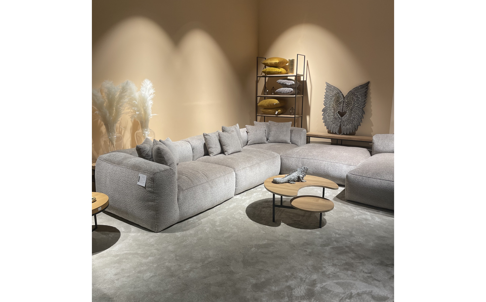 BLOOM 365 x 386 cm, duży narożnik modułowy z szezlongiem - Meble ...